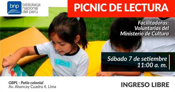 (Taller Gratuito) SBN: Picnic de Lectura