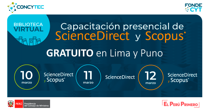 ScienceDirect y Scopus: Capacítate Gratis en su uso con sesiones ...