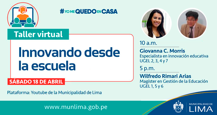 Taller Virtual: Innovando desde la Escuela