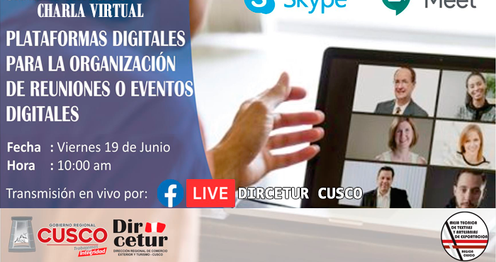 CHARLA VIRTUAL: Plataformas Digitales para la Organización de reuniones ...