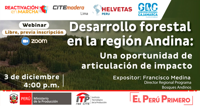 Webinar Gratuito: Desarrollo Forestal en la Región Andina - Una ...