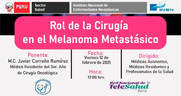 INEN: Rol de la Cirugía en el Melanoma Metastásico