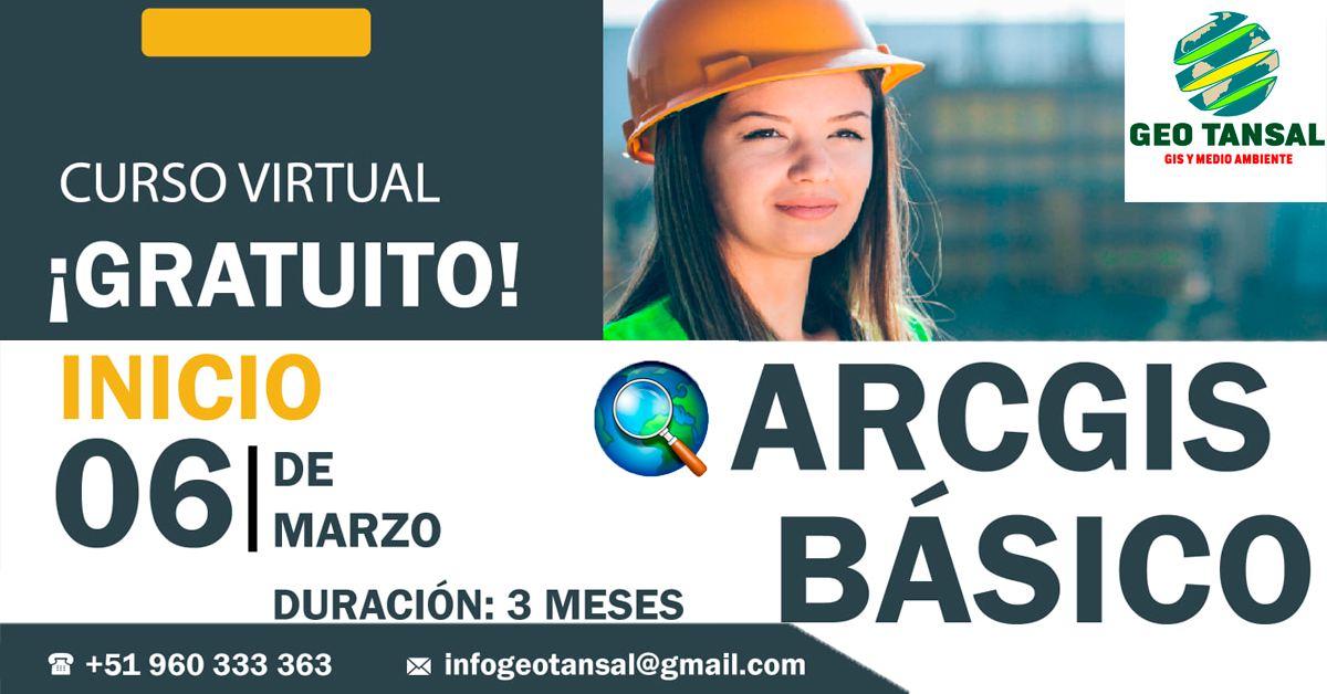 Curso Virtual Gratuito: ArcGIS Básico - Paso a paso