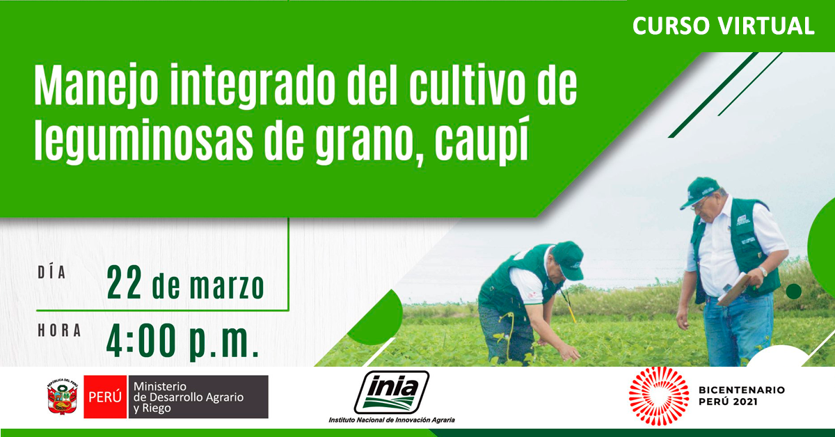 (Curso Virtual) INIA: Manejo integrado del cultivo de leguminosas de ...