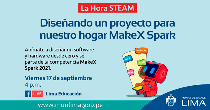 Aprende a diseñar un proyecto para tu hogar MakeX Spark 2021