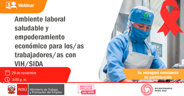 Webinar respecto al Ambiente laboral saludable y empoderamiento ...