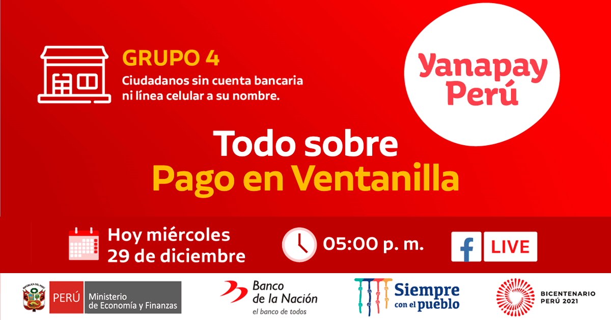 (Evento Virtual Gratuito) BN: Todo Sobre Pago en Ventanilla