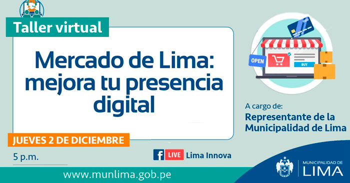 Taller Virtual Gratuito donde aprenderás a mejorar tu presencia digital