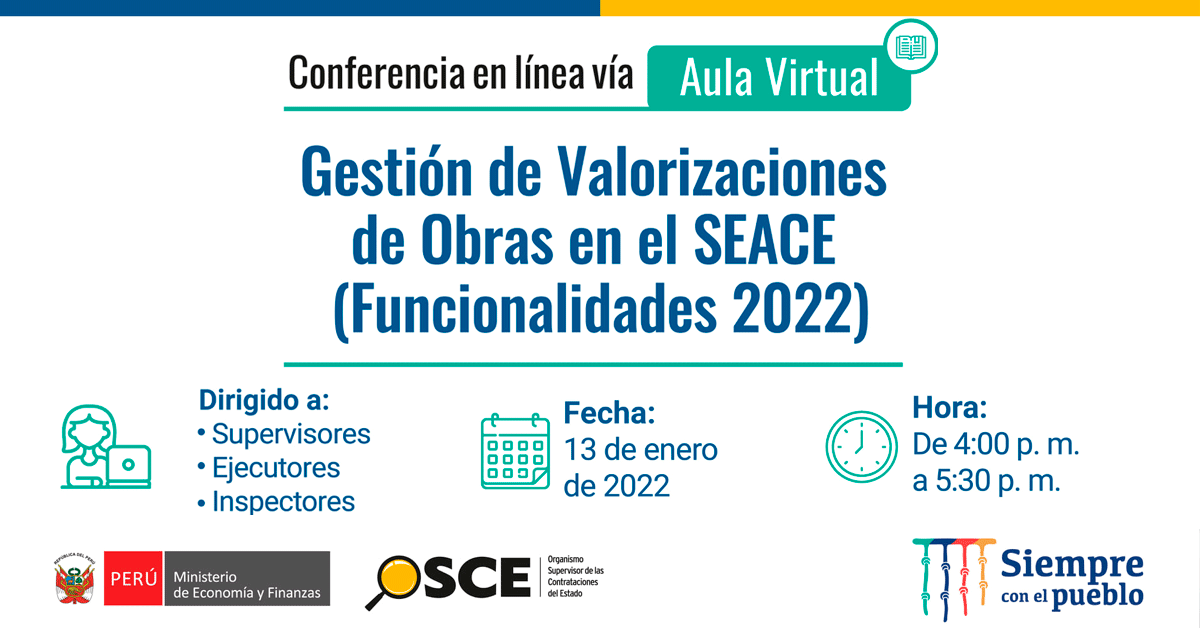 (Conferencia Virtual Gratuita) OSCE: Gestión de Valorizaciones de Obras ...