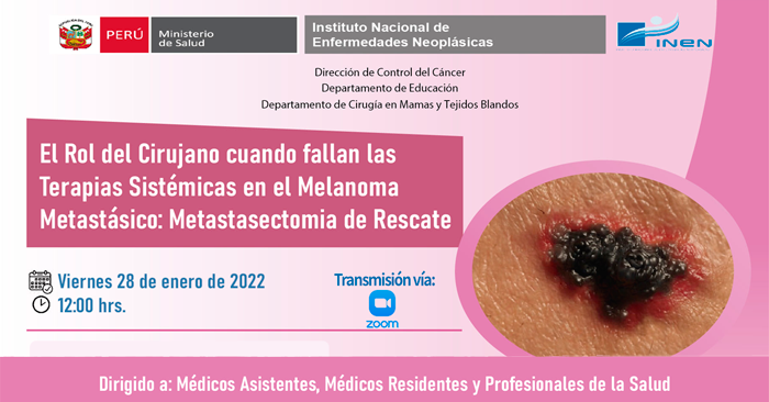 (Capacitación Virtual) INEN: Rol del Cirujano cuando fallan las ...