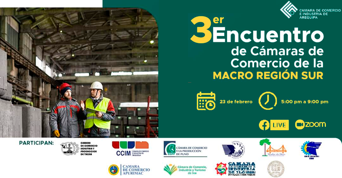 Participa del Tercer encuentro de cámaras de comercio de la Macro ...