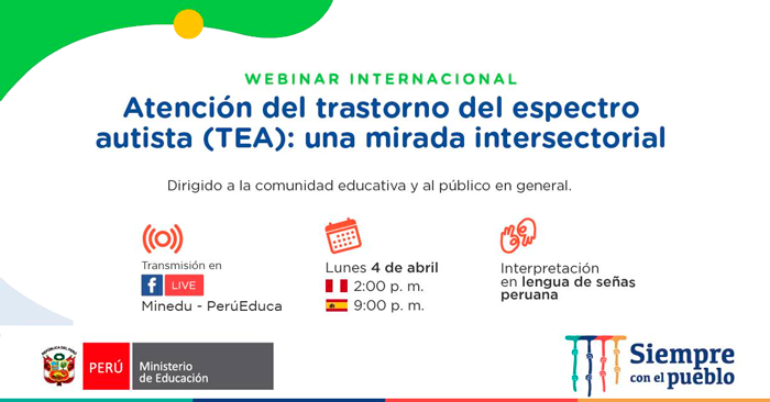Webinar Gratuito Minedu Una Mirada Intersectorial Y Atención Del