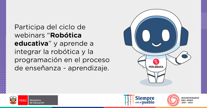MINEDU te invita a participar del ciclo de webinars gratuitos de ...