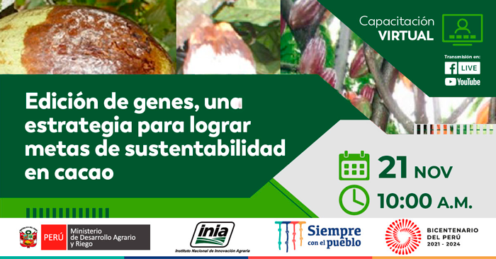 (Capacitación Virtual Gratuita) INIA: Edición de genes, una estrategia ...
