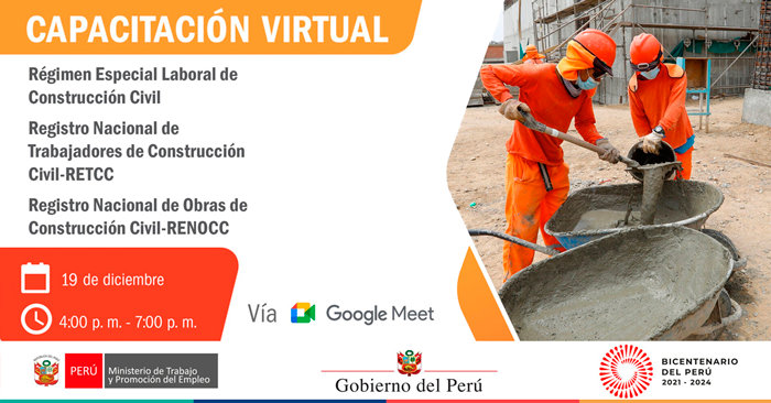Capacitación virtual gratuita sobre el Régimen Especial Laboral de ...