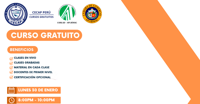 CECAP PERÚ ofrece cursos virtuales gratis a nivel nacional