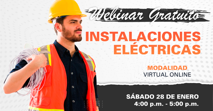 Webinar gratuito sobre instalaciones eléctricas Webinar gratuito sobre instalaciones eléctricas