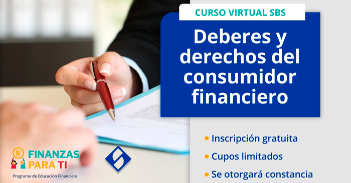 Curso gratis online: Deberes y Derechos del Consumidor Financiero (SBS)