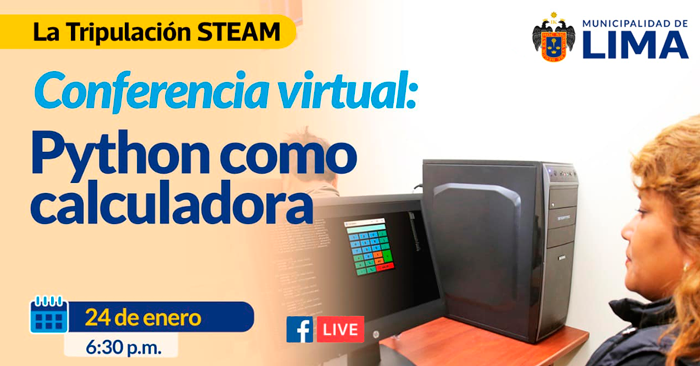 Conferencia virtual gratuita sobre Python como calculadora