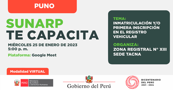 (Charla Online Gratuita) SUNARP: Inmatriculación o inscripción en el ...