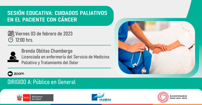 (Capacitación Virtual) INEN: Cuidados paliativos en el paciente con cáncer