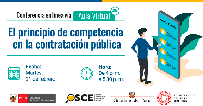 (Conferencia Virtual Gratuita) OSCE: El principio de competencia en la ...