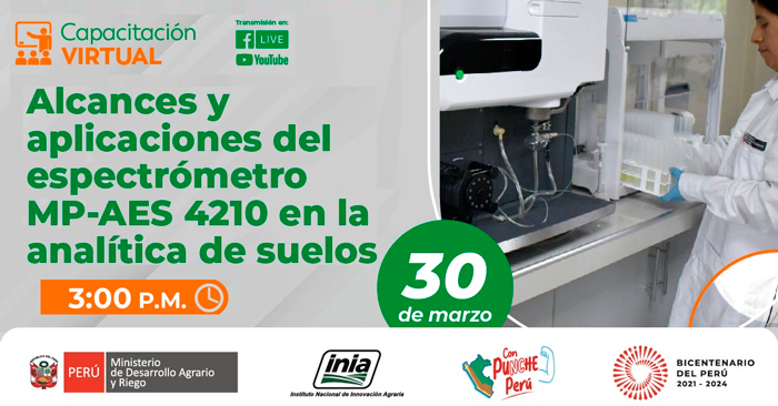 Capacitación virtual gratuita acerca alcances y aplicaciones del espectrómetro MP-AES 4210 en la ...