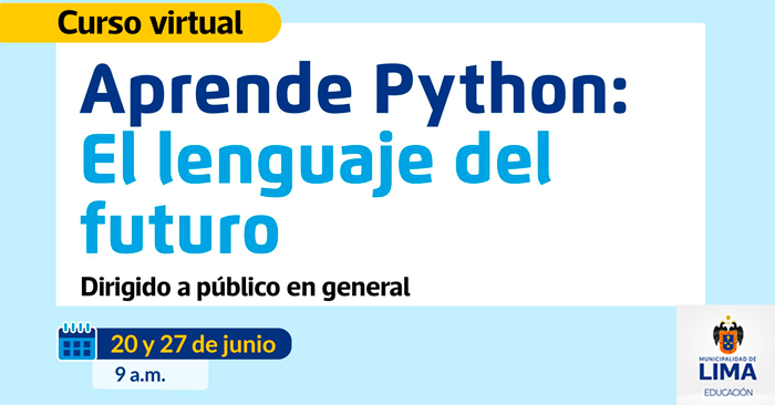 Curso online gratis "Aprende Python: El lenguaje del futuro" de la ...