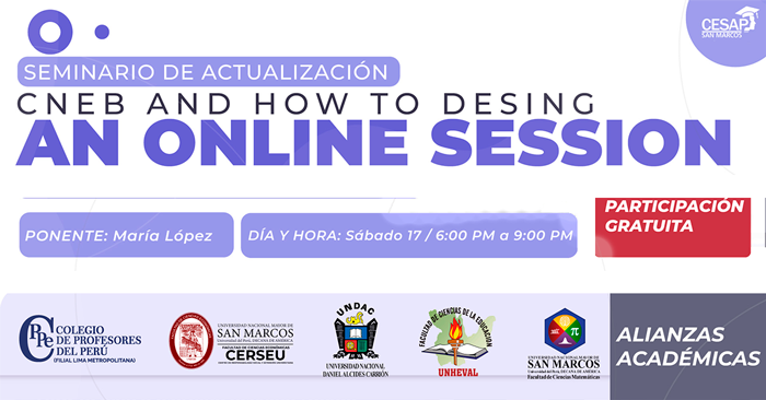Curso online gratis "CNEB and how to design an online session"