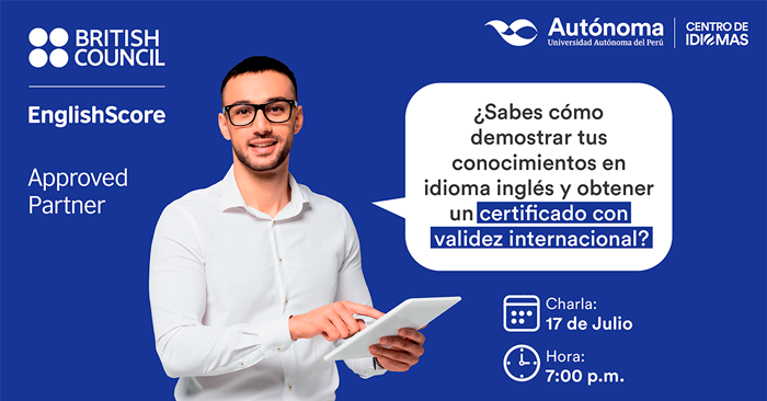 Charla ¿Sabes cómo demostrar tus conocimientos en idioma inglés y ...