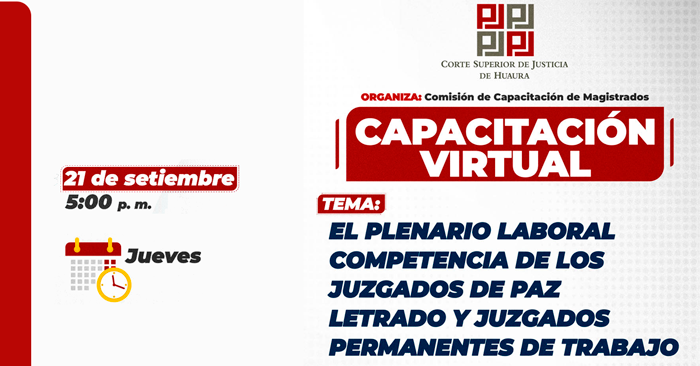 Capacitación online El Plenario Laboral Competencia de los Juzgados de ...