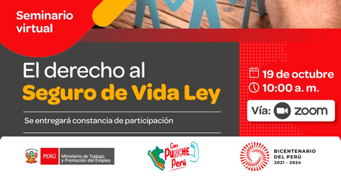 Seminario online gratis "El derecho al Seguro de Vida Ley"