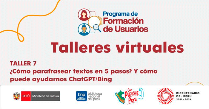Taller online gratis "¿Cómo parafrasear textos en 5 pasos? Y cómo puede ...