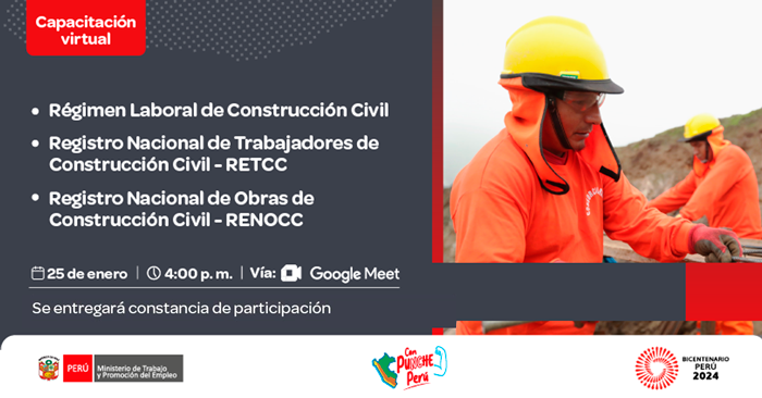 Capacitación online gratis "Régimen Especial Laboral de Construcción ...