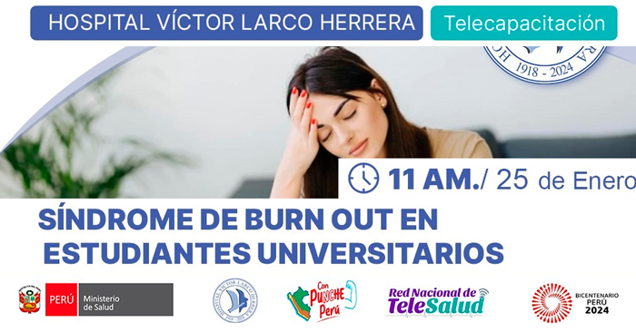 Capacitación online "Síndrome de burn out en estudiantes universitarios ...