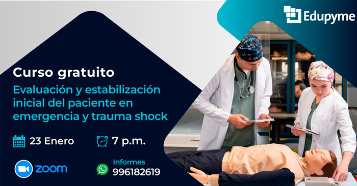 Curso online gratis "Evaluación y estabilización inicial del paciente ...