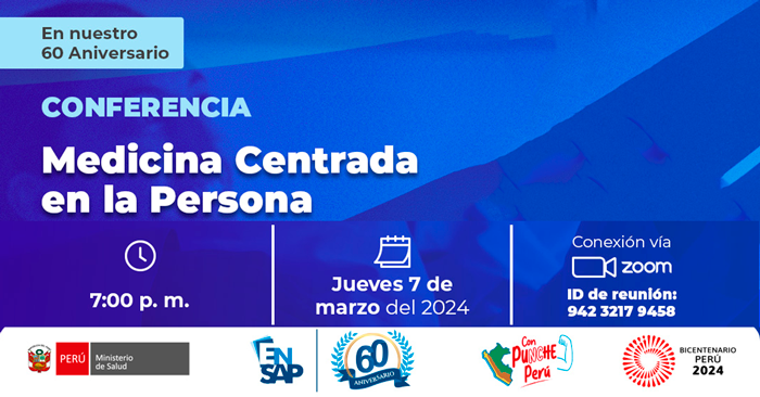 Conferencia online "Medicina Centrada en la Persona" de la ENSAP