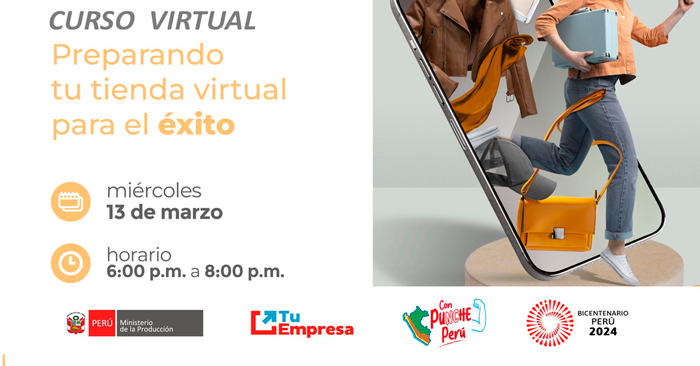 Curso online "Preparando tu tienda virtual para el éxito" de PRODUCE