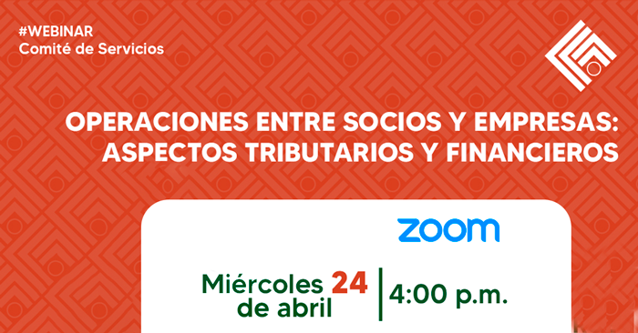 Webinar online "Operaciones entre Socios y Empresas: Aspectos ...