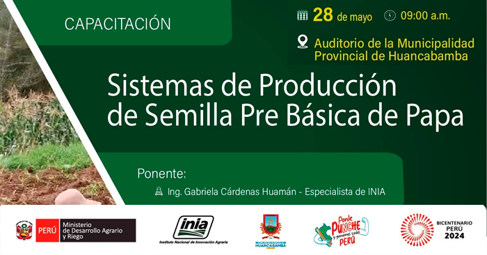 Capacitación presencial "Sistema de Producción de Semilla Pre Básica de ...