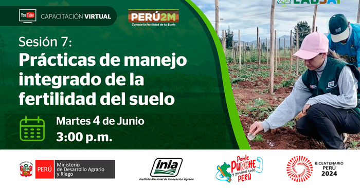 Capacitación online "Prácticas de manejo integrado de la fertilidad del suelo" del INIA