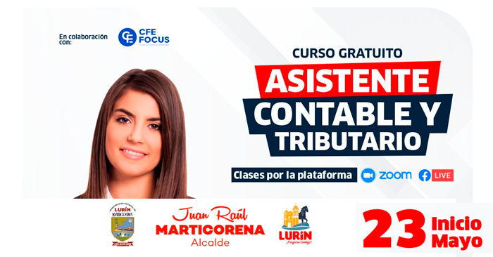 Curso online gratis "Asistente contable y Tributario" de la ...