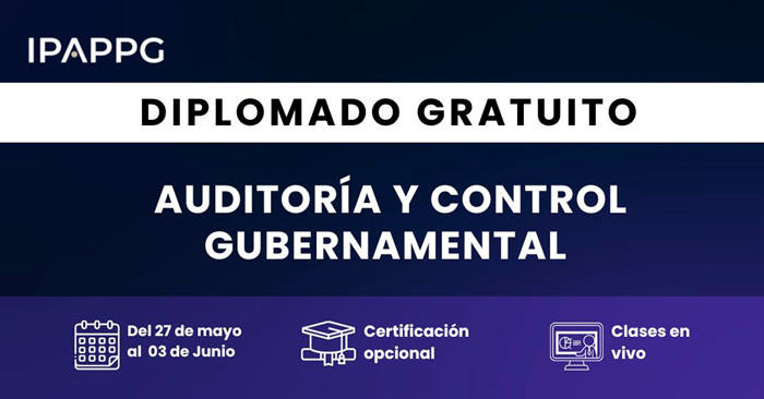 Diplomado online gratis "Auditoría y Control Gubernamental" de IPAPPG