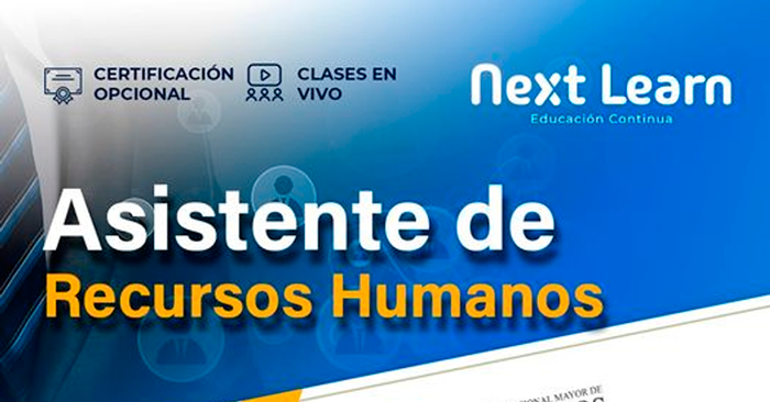 Curso online gratis "Asistente de Recursos Humanos" de Next Learn