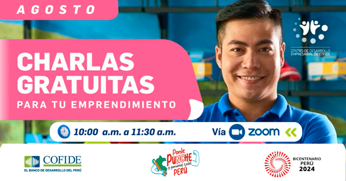 Charlas gratis online Empresariales de COFIDE