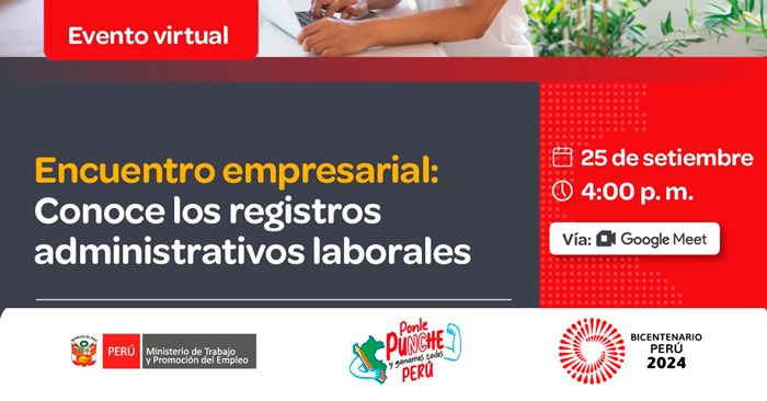 Evento online gratis "Encuentro empresarial: conoce los registros ...