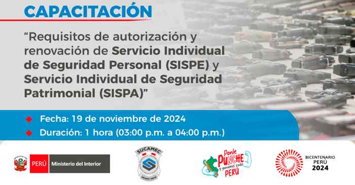 Capacitación "¿Quieres conocer los requisitos para la autorización y ...