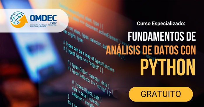 Curso virtual gratuito de "Fundamentos de Análisis de datos con PYTHON"
